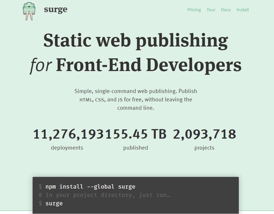 记一次折腾 Surge (github pages替代品) - 魔王の博客